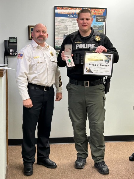 Village of New Athens - Citation for Meritorious Service awarded to Sgt ...